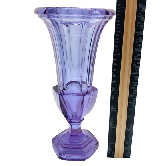 Moser | Art | Moser Glass Neodymium Alexandrite Crystal Trumpet Vase ...